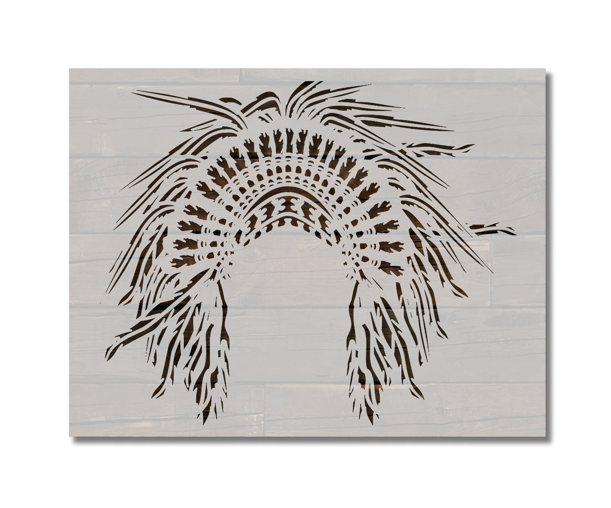 Native American Stencils Cowgirl Mesh Stencil 8.5x11 A Makers'